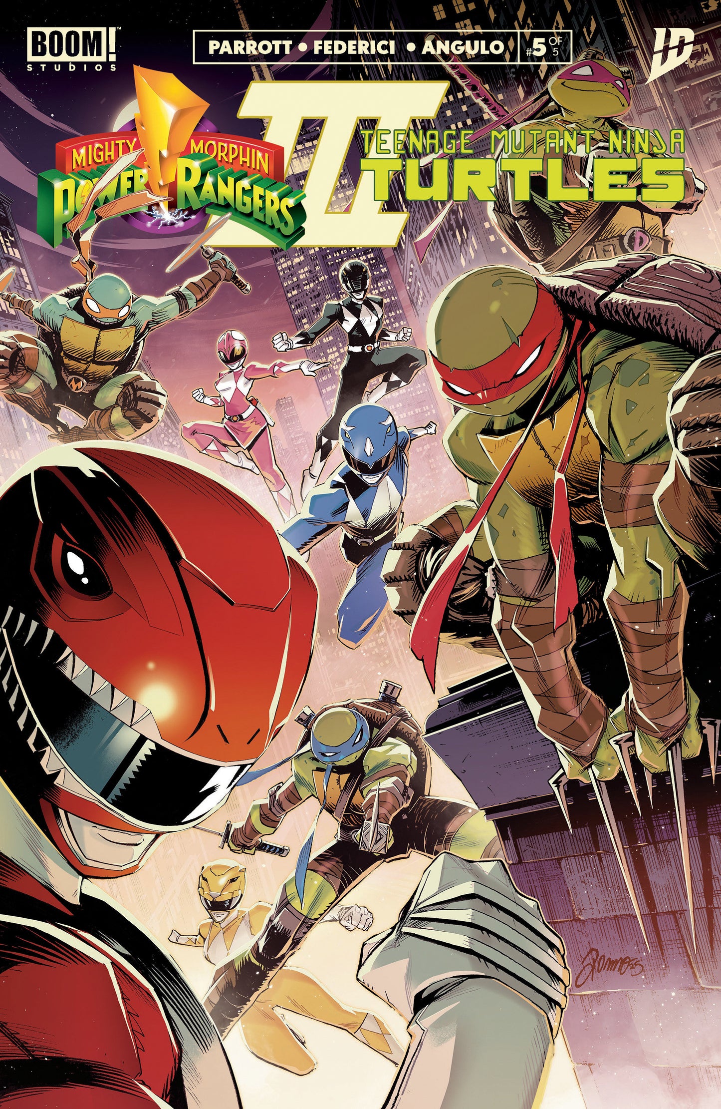 Mighty Morphin Power Rangers/Teenage Mutant Ninja Turtles III #5 A Mai ...